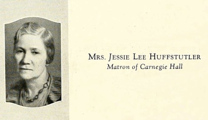 Jessie Lee Huffstutler – The Randolph Society